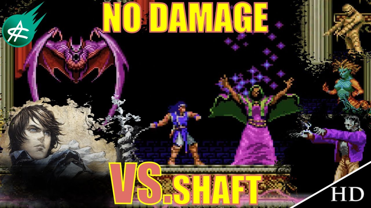 Richter Whip Only No Damage Shaft (Stage 6) Boss Fight | Castlevania ...