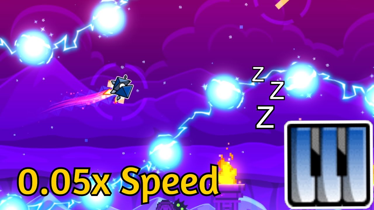 Slowest Completion of Dash Ever! (0.05 Speed) | Geometry Dash - YouTube