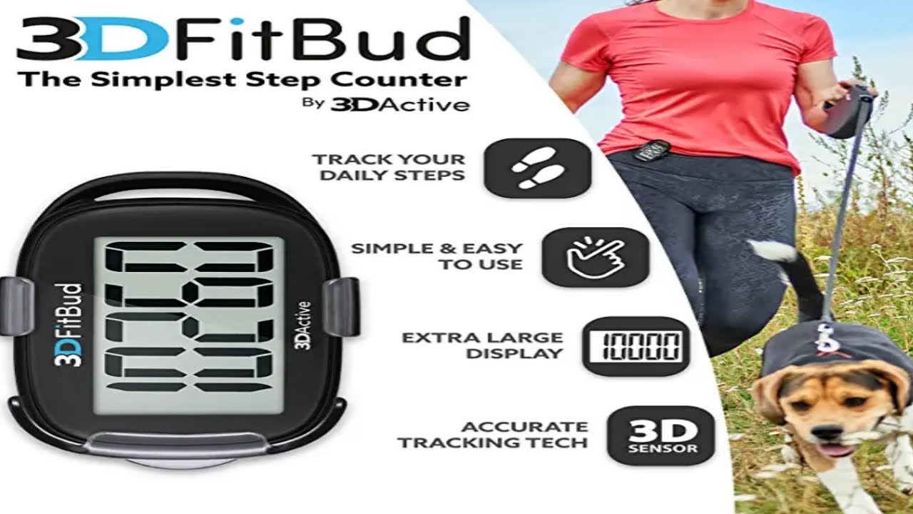 3DFitBud Simple Step counter - YouTube