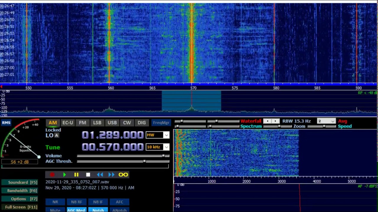 AM DX 570 KVI Seattle WA USA, heard in Finland - YouTube