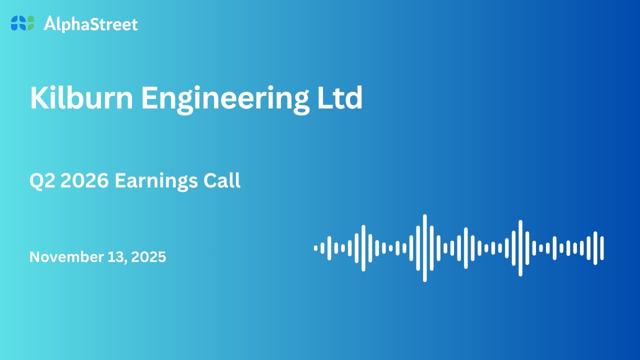 Kilburn Engineering Ltd Q2 FY2025-26 Earnings Conference Call - YouTube