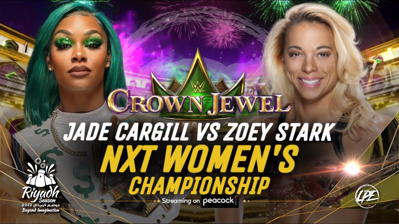WWE 2K22 CROWN JEWEL JADE CARGILL VS ZOEY STARK - NXT WOMEN’S ...