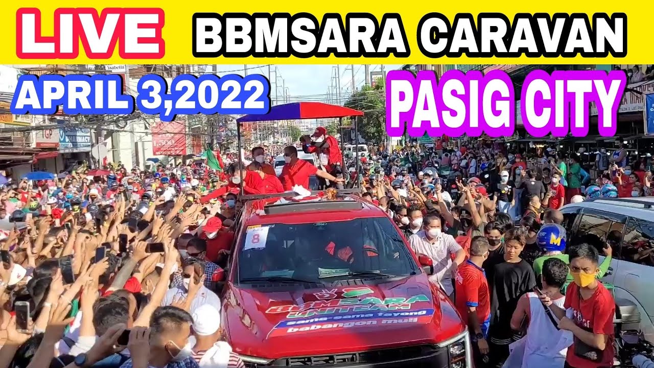 BBMSARA CARAVAN | PASIG CITY - YouTube