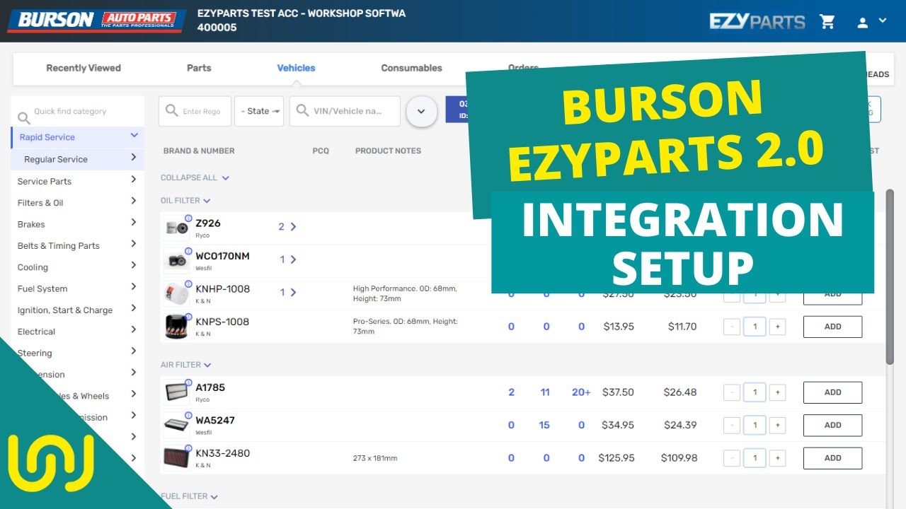 How to integrate with Burson EzyParts 2.0 - YouTube