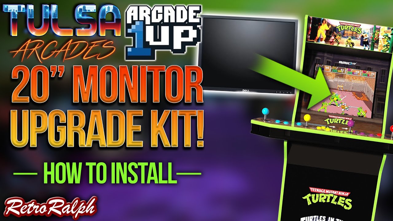 Arcade1up 20" Monitor Upgrade Kit - How To Install - Tulsa Arcades ...