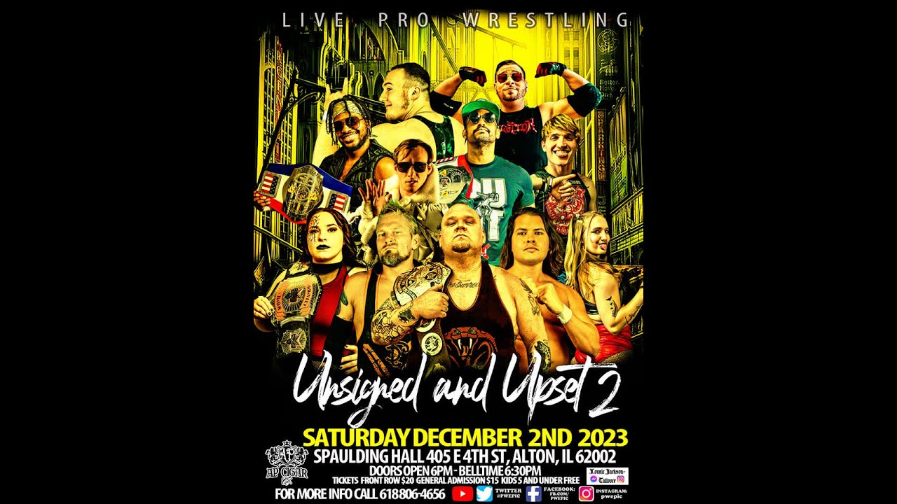 PWE - Unsigned & Upset 2 - Keith Smith Jr. vs. Dallas Taylor - December ...