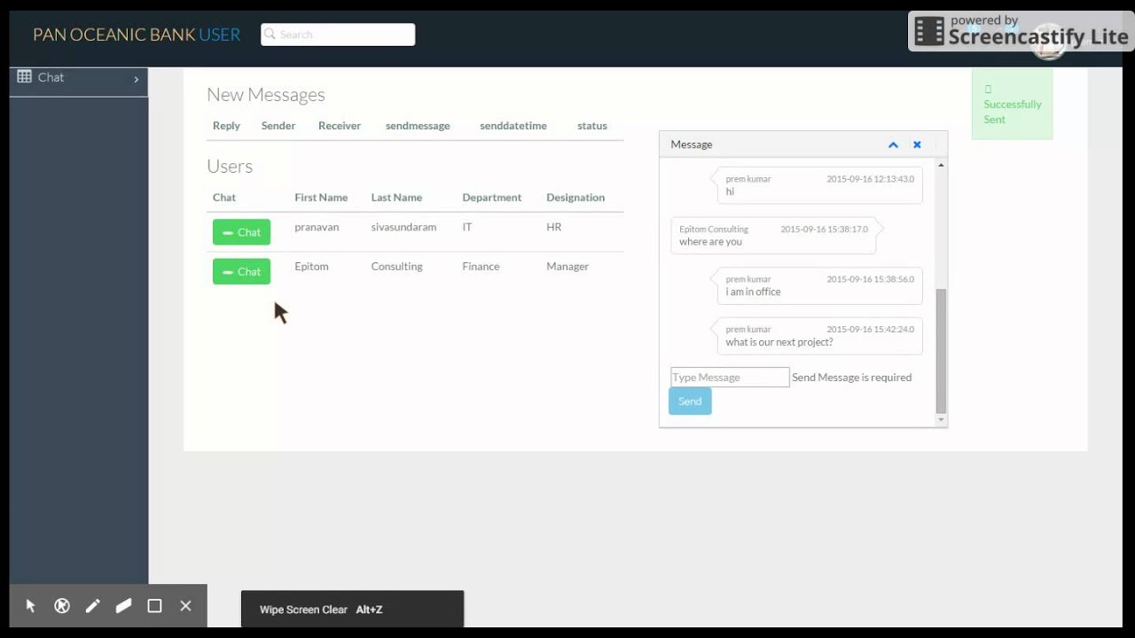Chat Module For Using Javaeespringangularjsmysqlbootstrap Youtube 7501