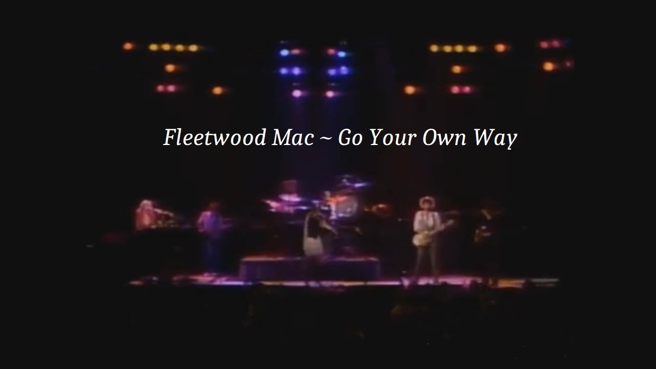 Fleetwood Mac ~ Go Your Own Way ~ 1982 ~ Live Video, on the Mirage Tour ...