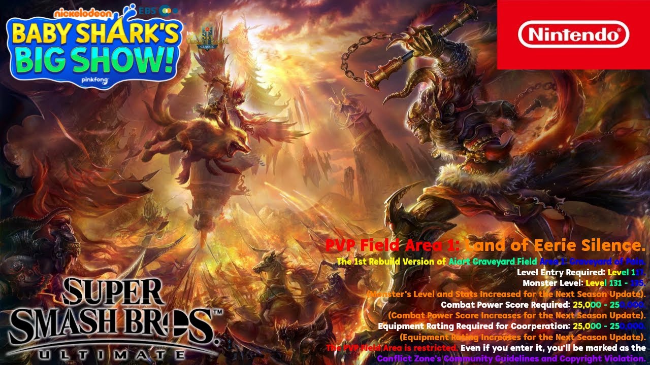 PVP Field Area 1: Land of Eerie Silence - Baby Shark's Big Show x SUN ...