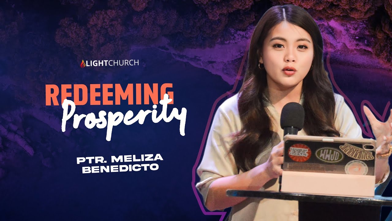 Redeeming Prosperity | Ps Meliza Benedicto - YouTube