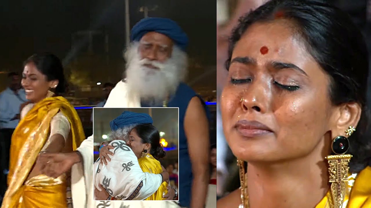Sadhguru Gets Emotional With Her Daughter Radhe Jaggi At MahaShivRatri ...