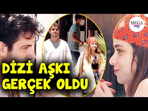 Serkay Tütüncü İlayda Alişan'ı Öpmeye Doyamadı | Dizi Çifti El Ele Görüntülendi
