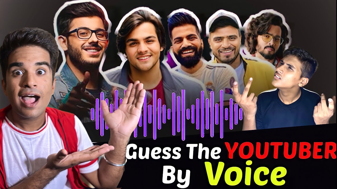 Guess The YOUTUBER by Their VOICE Challenge 😱 - YouTube