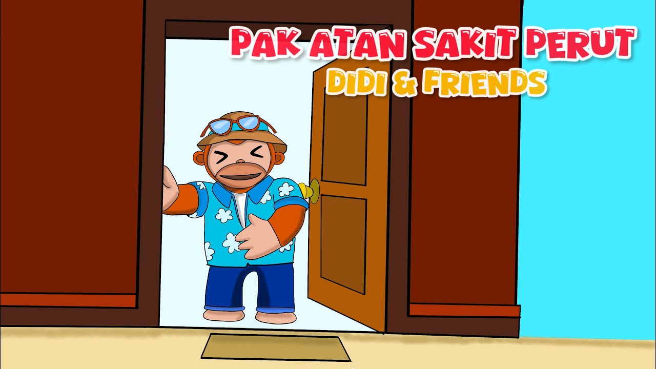 Menggambar Didi & Friends Pak Atan Sakit Perut | Lagu Pak Atan Sakit ...