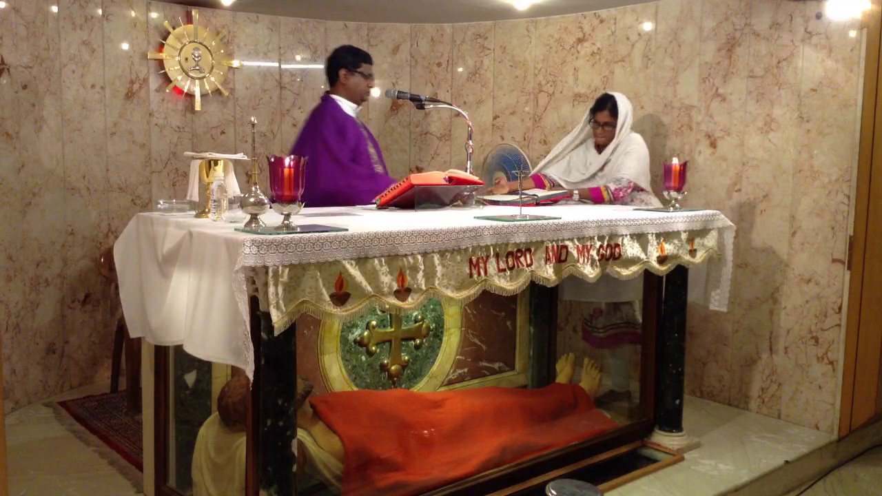 Holy Mass in Tamil from the Tomb of St.Thomas The Apostle - YouTube