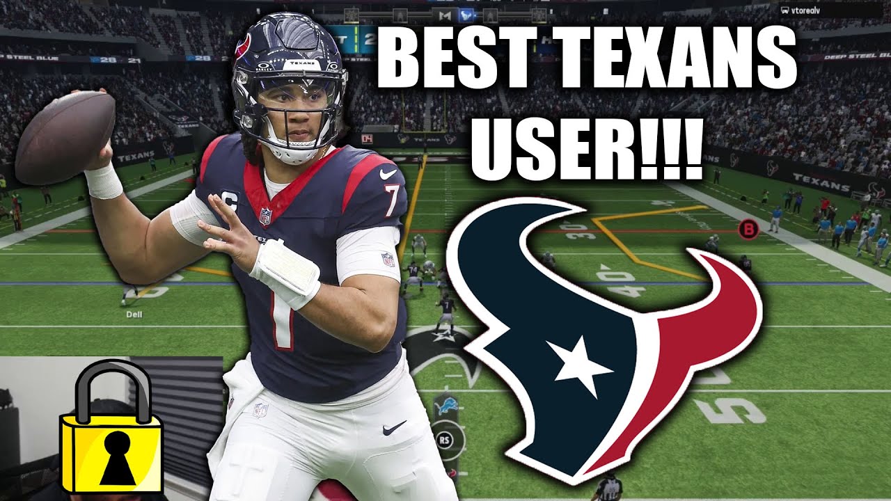How to use the Texans on madden 24 - YouTube