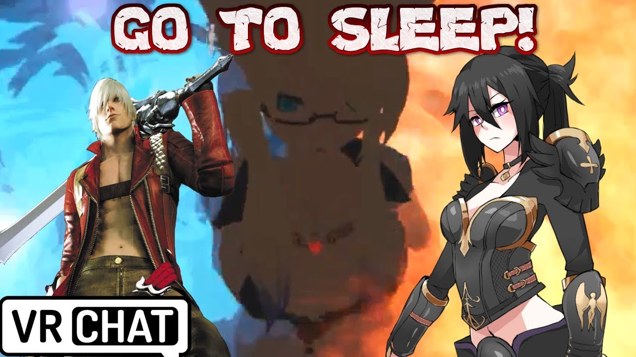 DMC 3 Dante Puts Cressy to Sleep and banters with Shiro in VRchat ...