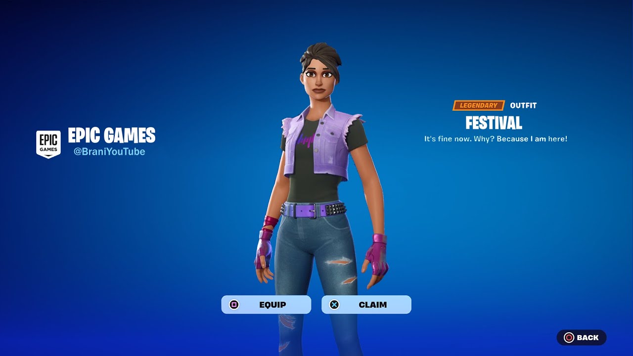 HOW TO GET FESTIVAL SKIN IN FORTNITE! - YouTube