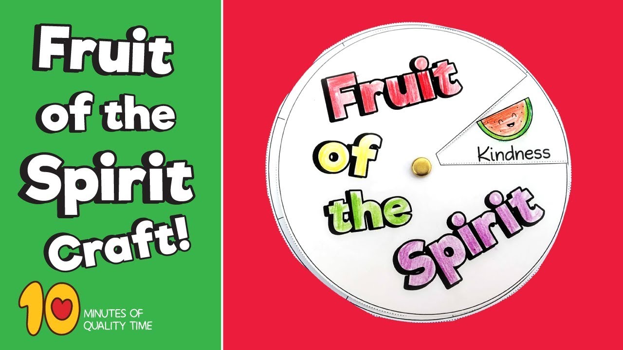 Fruit Of The Spirit Craft Sunday School Crafts For Kids YouTube Fruit Of The Spirit Craft Sunday School Crafts For Kids YouTube