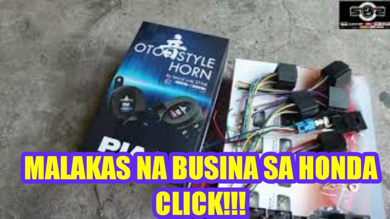 MALAKAS NA BUSINA SA HONDA CLICK | PIAA OTOSTYLE HORN - YouTube