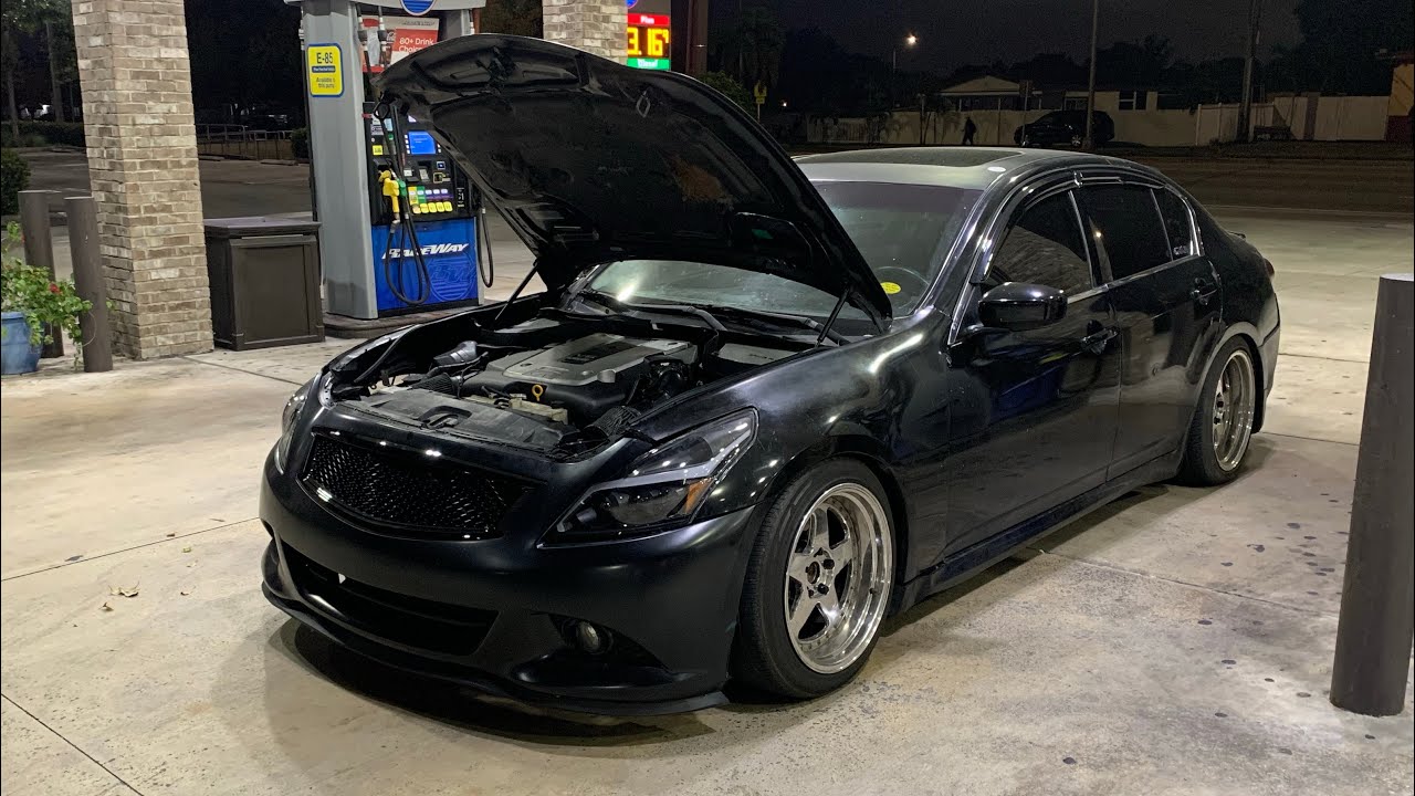 My OVERLY LOUD Clapped Out G37 Hits the Streets | Late Night POV Drive ...