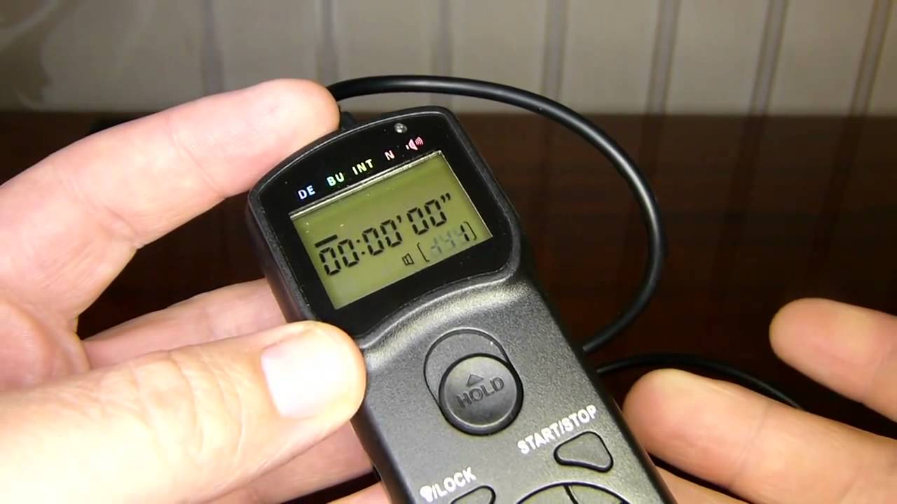 Пульт-таймер JJC TM-series для фотоаппарата - YouTube