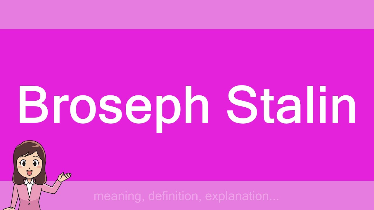 Broseph Stalin - YouTube