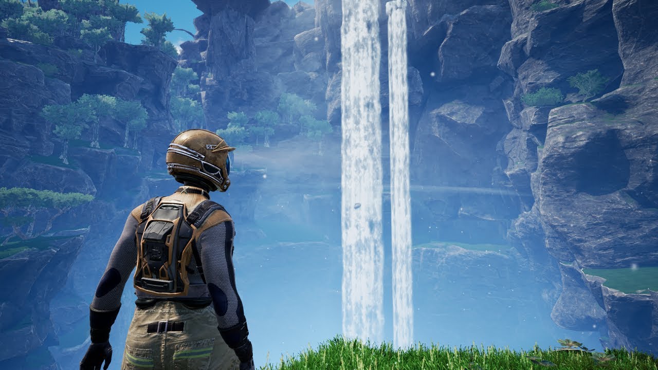 WE FOUND A GIANT WATERFALL! - Satisfactory #4 Co-op with ImUncleD - YouTube