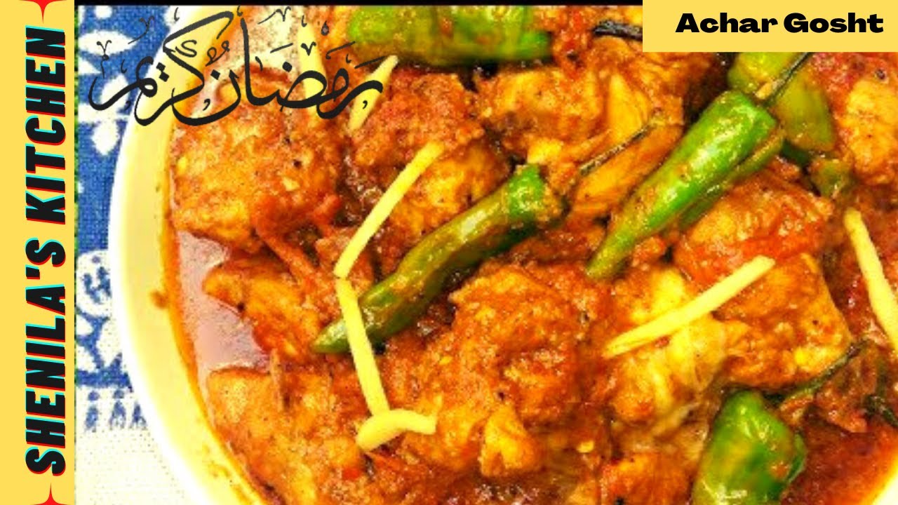 How to make delicious Chicken Achar Ghost | Achar Ghost Recipe by ...