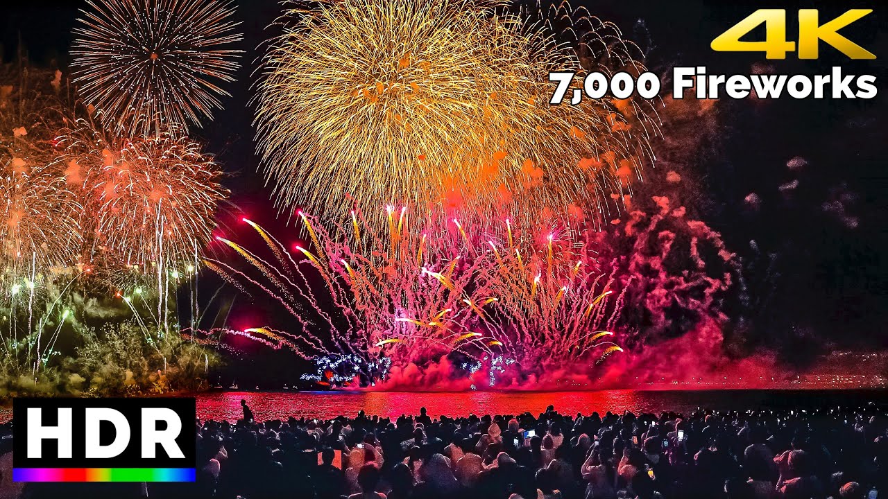 【4K HDR】Kanagawa Japan - Zushi Fireworks festival 2023 - YouTube