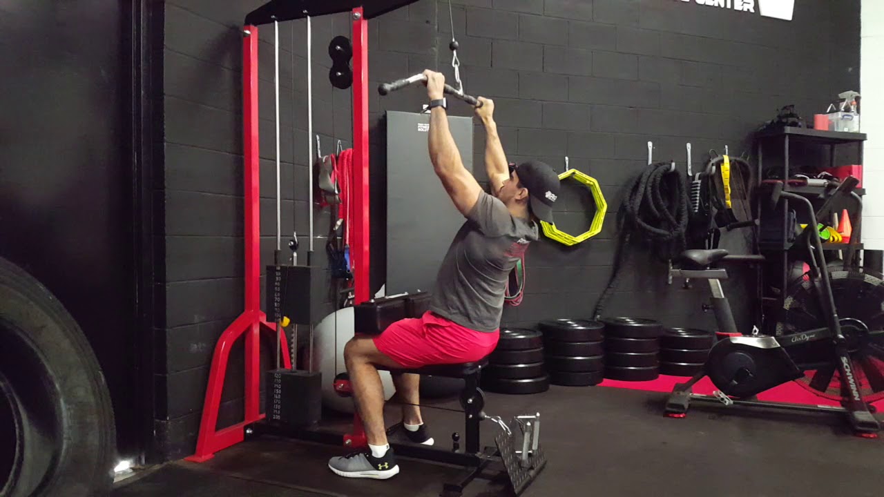 Cable Wide-Grip Pulldown - YouTube