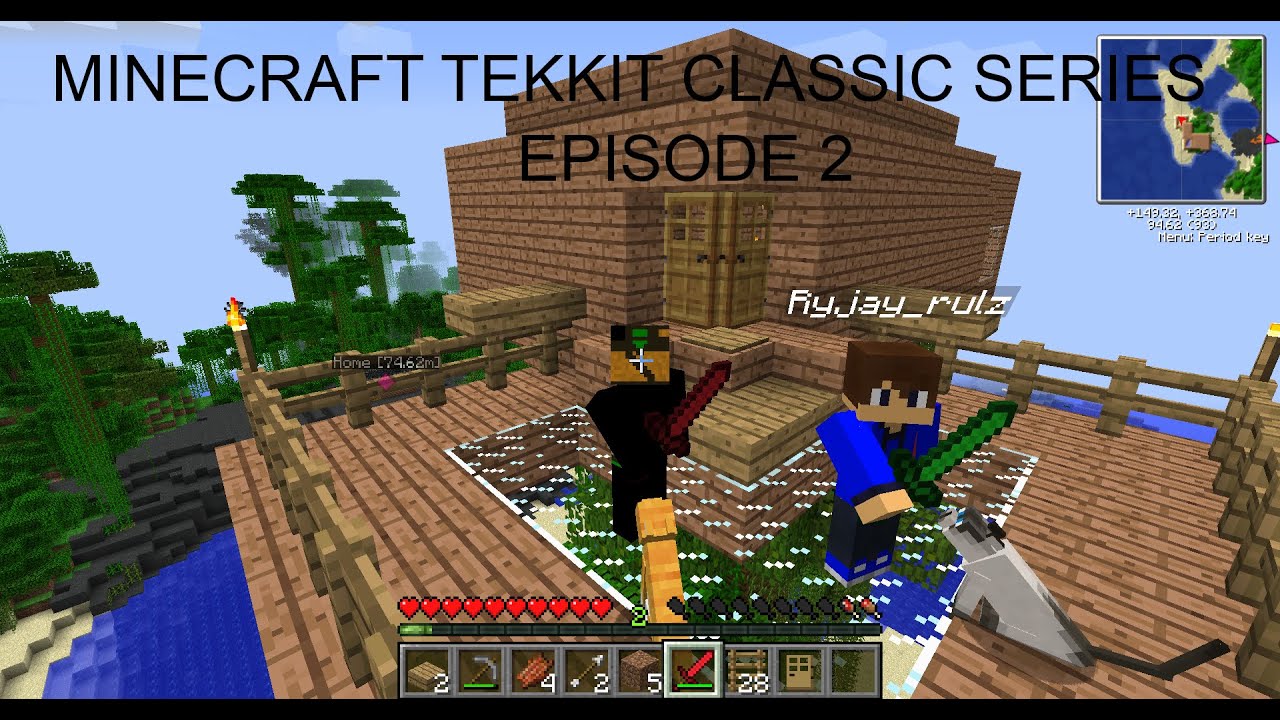 Minecraft Tekkit Classic Gameplay Series - Episode 2 - YouTube