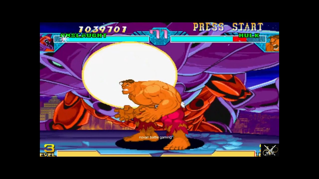 Marvel VS Capcom - Onslaught Arcade Run - YouTube