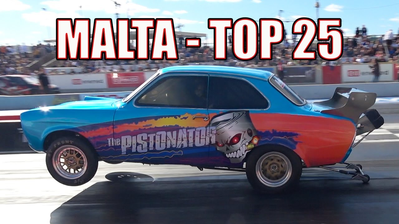 MALTA - HAL FAR RACEWAY - TOP 25 QUICKEST CARS - YouTube
