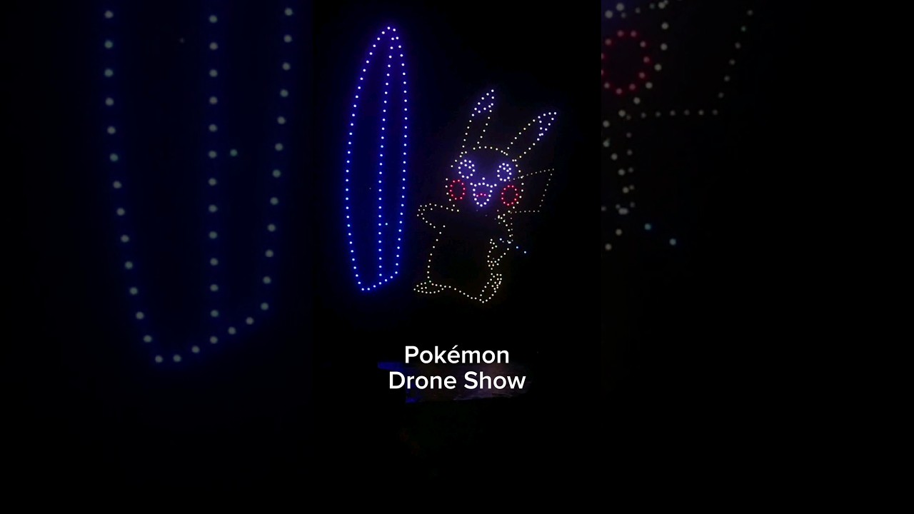 Pokemon Drone Show ! Honolulu, Hawaï - Pokémon Worlds 2024 @NewtiteufProd