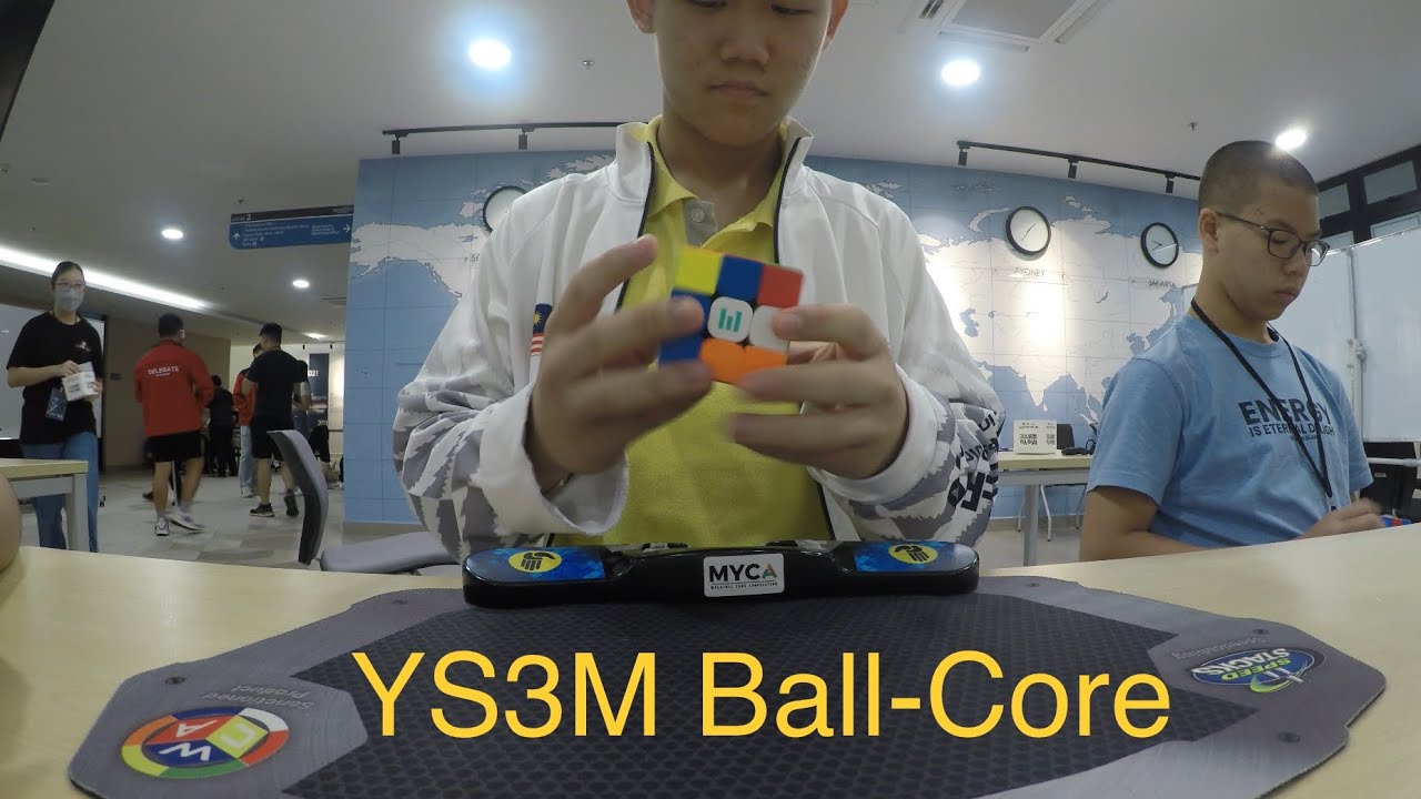 Huameng YS3M Ball-Core Official Solves - YouTube