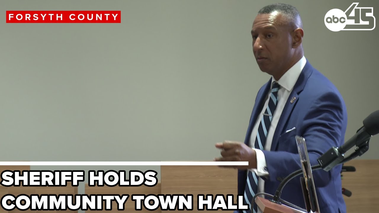 Forsyth County Sheriff Holds Town Hall - YouTube