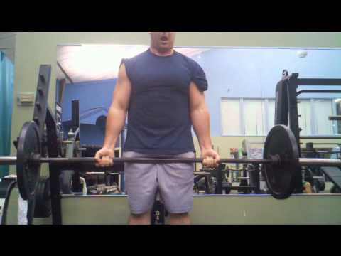 Veins are coming back (135 x 10, 155 x 6 reps barbell curls trying to ...