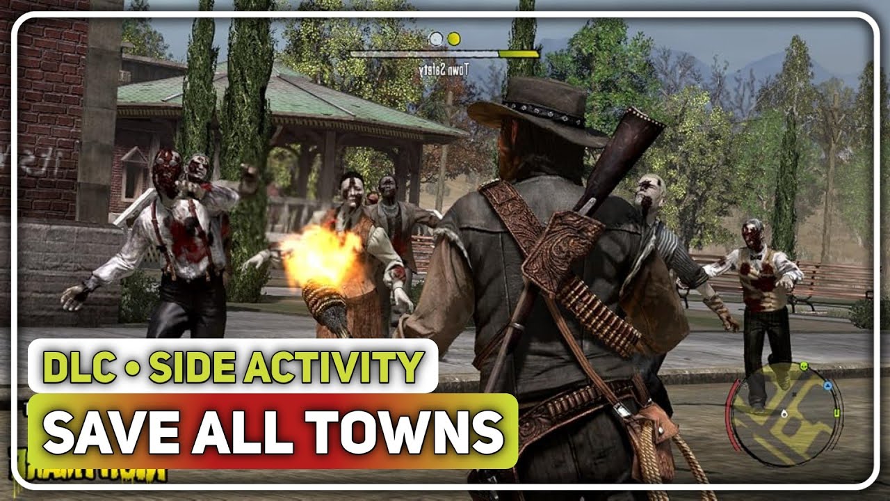 Red Dead Redemption: Undead Nightmare - All Town to Save || 100% ...