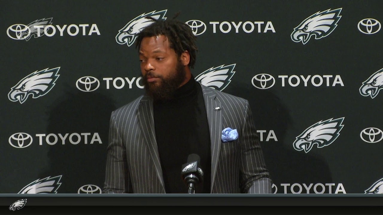 Eagles Press Pass: DE Michael Bennett (3/19/18) - YouTube