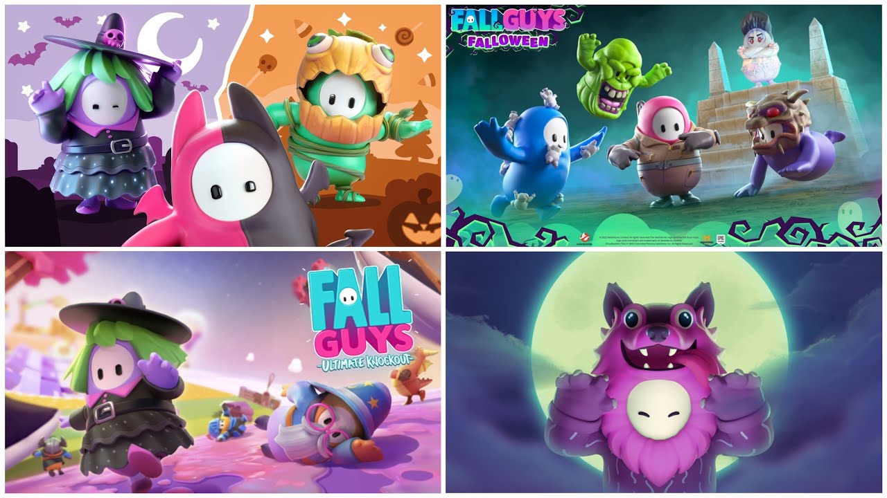 EVERY FALL GUYS HALLOWEEN TRAILER (2020-2022) - YouTube