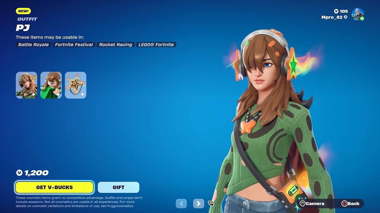 (Fortnite item shop) New PJ Skin - YouTube