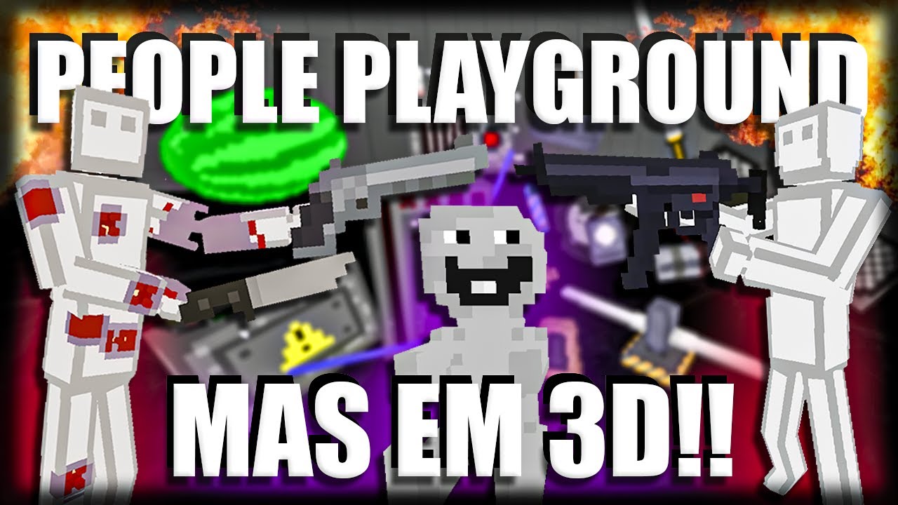 PEOPLE PLAYGROUND EM 3D!! - Testando o MOD PPG 3D! - YouTube