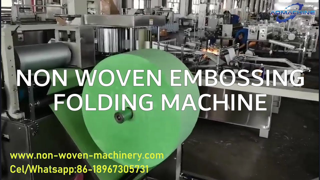 Non Woven Cleaning Rag Folding And Cutting Machine | Cleaning Rag ...