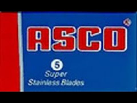 New DE Blades Test Series Video 4: ASCO Super Stainless (Blue/Red) Non ...