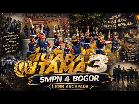 🥉3RD PLACE OVERALL🥉 SMPN 4 Bogor Flag-Raising Team (PASKIBRA) at LKBB ARCAPADA SMPN 9 Depok City