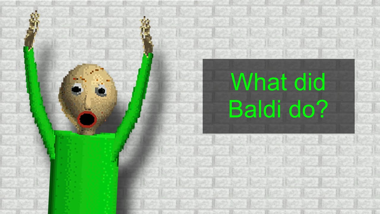 Baldi’s Serious Problem - YouTube