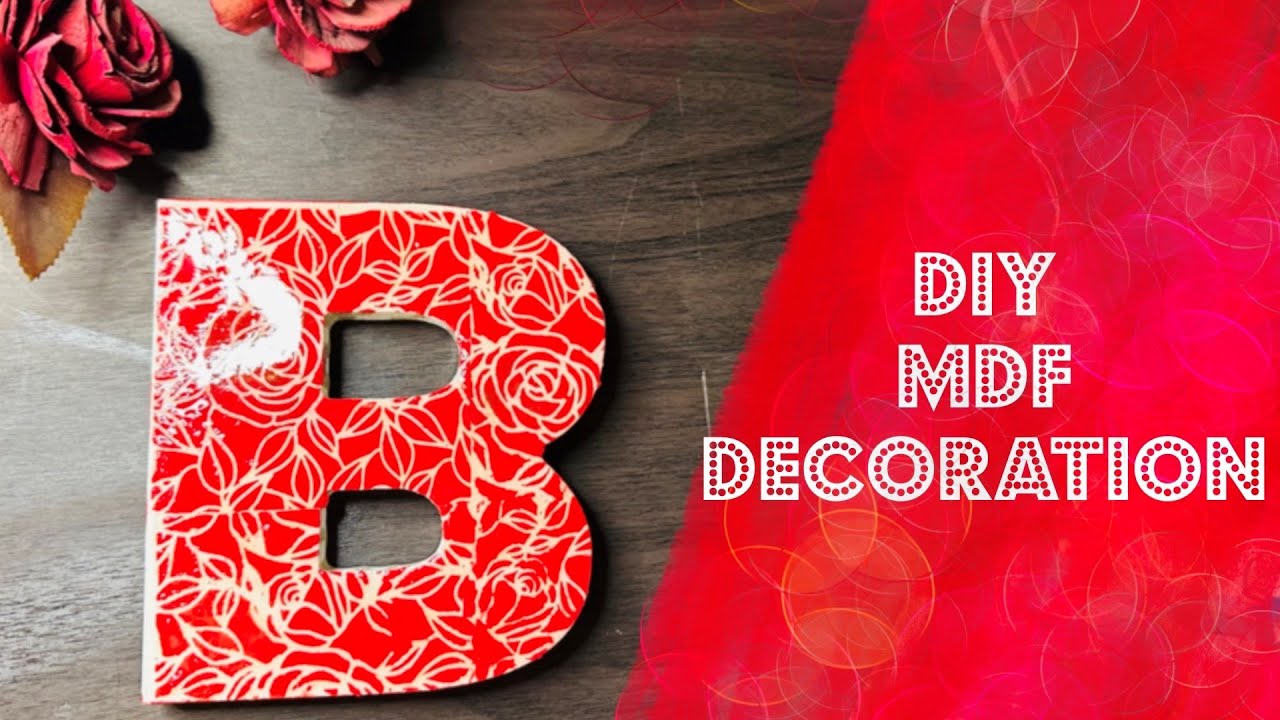DIY MDF decoration - YouTube