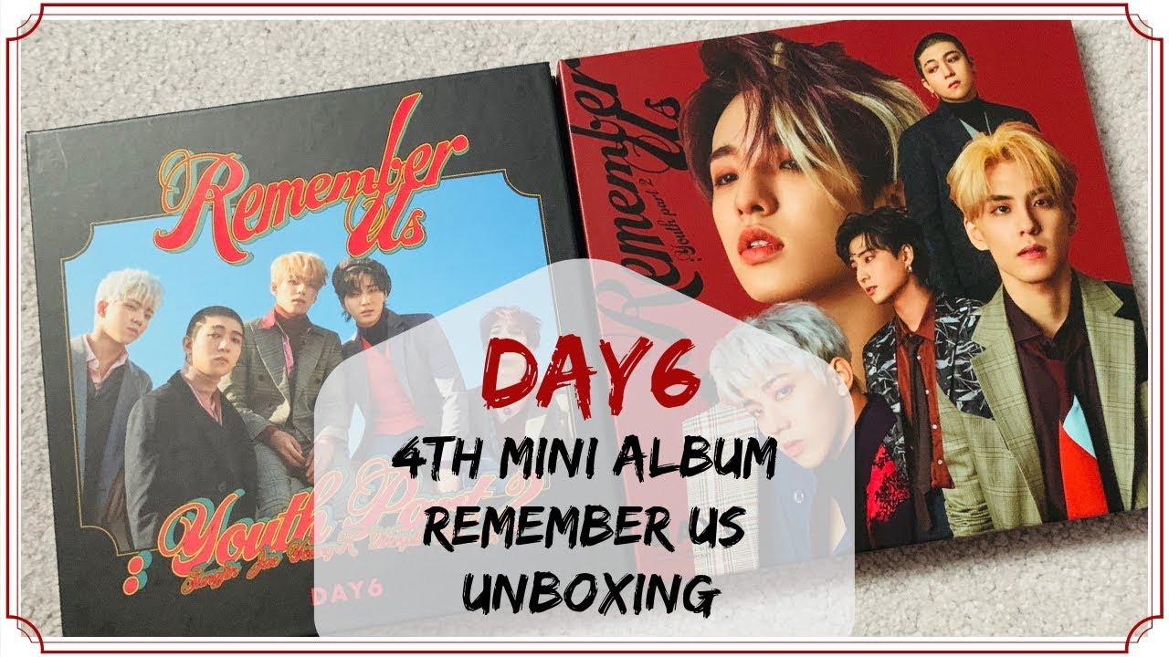 Unboxing DAY6 - Remember Us: Youth Part 2 - Both Versions ☆ - YouTube