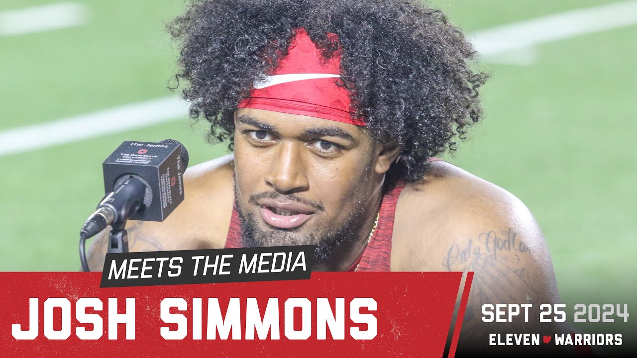 Josh Simmons talks about Donovan Jackson's return, gives his thoughts ...